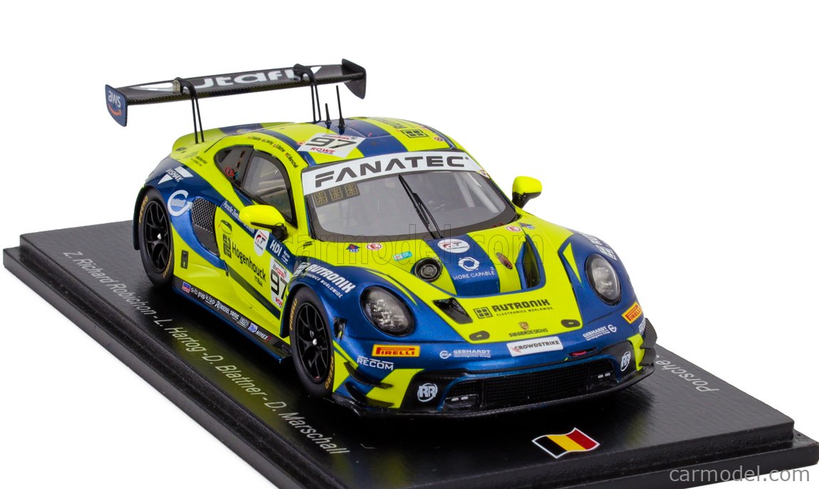 SPARK-MODEL SB837 Scala 1/43 | PORSCHE 911 992 GT3 R 4.2L TEAM RUTRONIK ...
