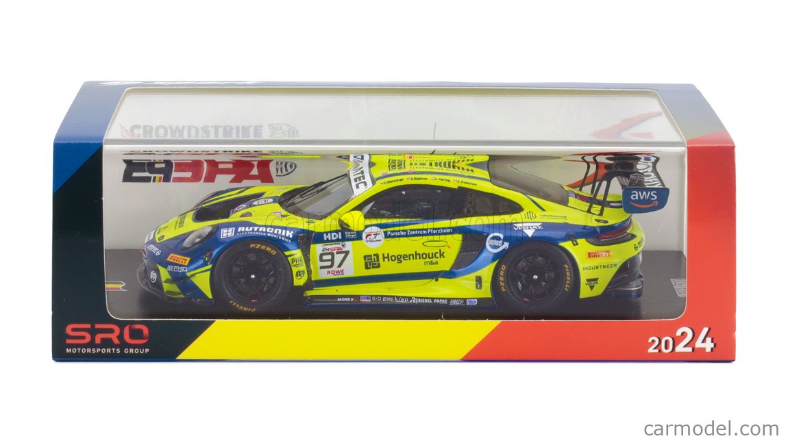 SPARK-MODEL SB837 Scala 1/43 | PORSCHE 911 992 GT3 R 4.2L TEAM RUTRONIK ...