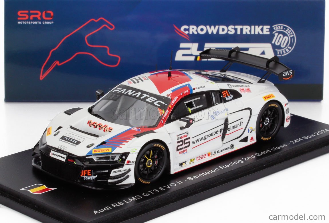 SPARK-MODEL SB791 Scala 1/43 | AUDI R8 LMS GT3 EVO II 5.2L V10 TEAM SAINTELOC RACING N 25 2nd ...