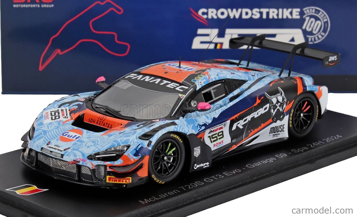 SPARK-MODEL SB788 Echelle 1/43 | McLAREN 720S GT3 EVO 4.0L TURBO V8 ...