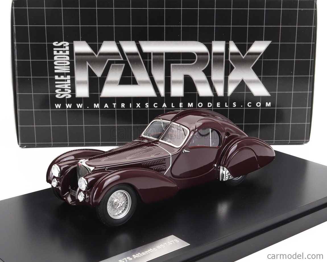 MATRIX SCALE MODELS MX40205-112 Scala 1/43 | BUGATTI TYPE 57S ATLANTIC 1937 BROWN