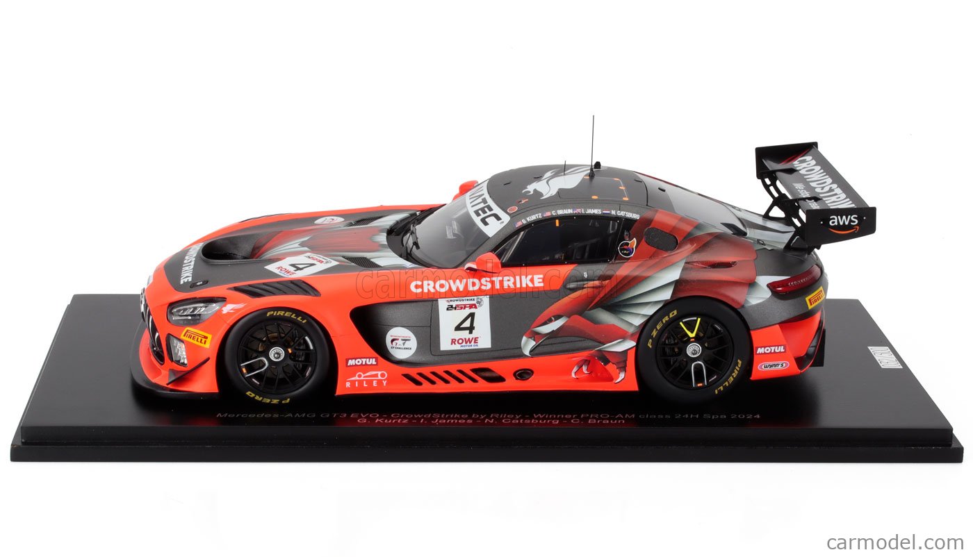 SPARK-MODEL 18SB079 Scale 1/18 | MERCEDES BENZ AMG GT3 EVO 6.2L V8 TEAM ...