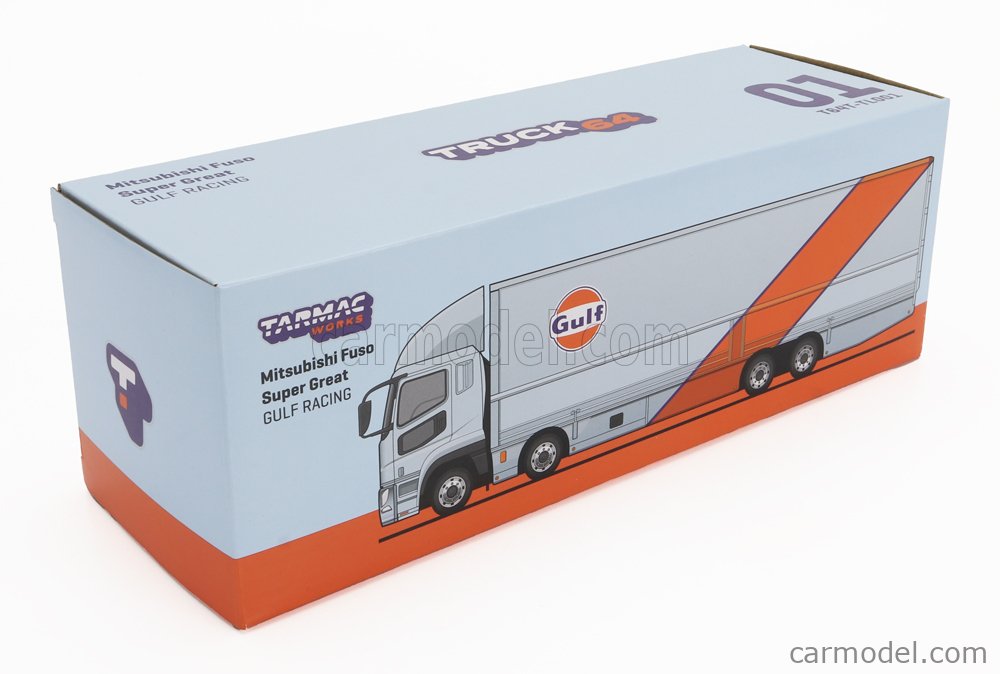 TARMAC T64T-TL001-GULF Scale 1/64 | MITSUBISHI FUSO TRUCK CAR ...