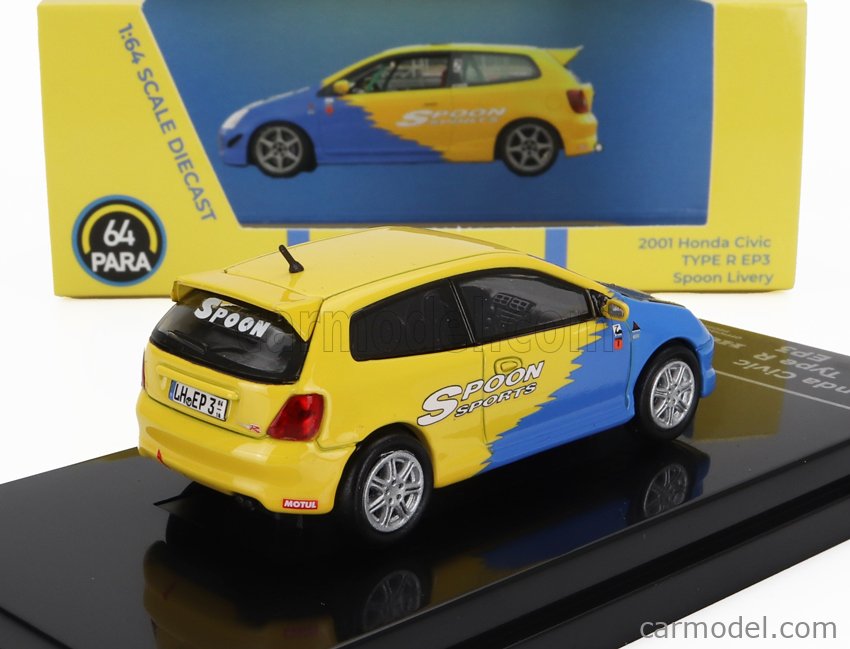 PARAGON-MODELS PA-55348-L Scale 1/64 | HONDA CIVIC TYPE R EP3 RACING ...