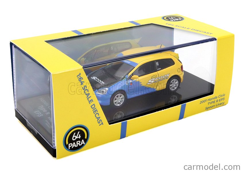 PARAGON-MODELS PA-55348-L Scale 1/64 | HONDA CIVIC TYPE R EP3 RACING ...