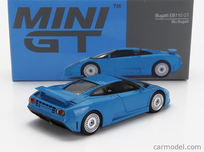 MINI-GT MGT00644-L Scale 1/64 | BUGATTI EB110 GT 1995 BLUE
