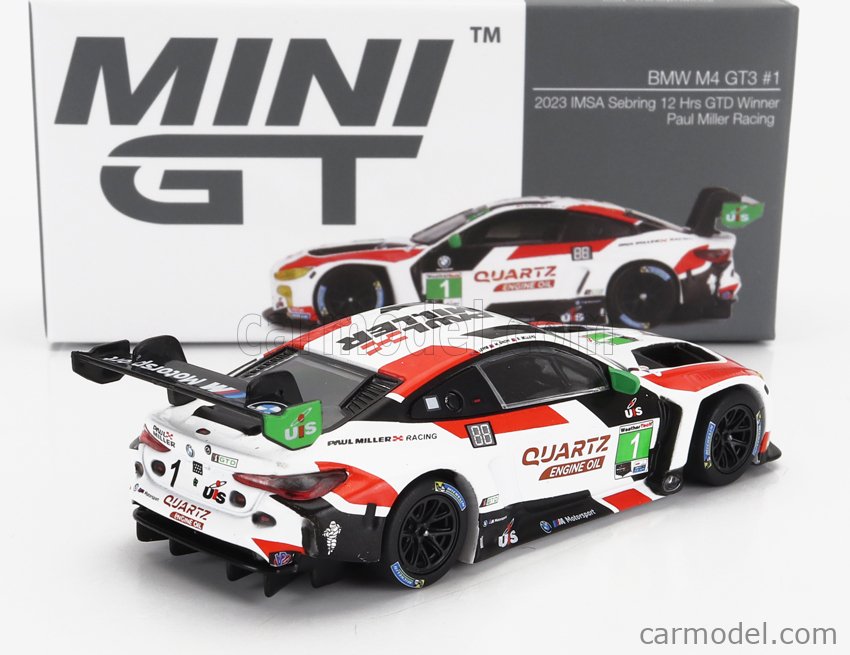 MINI-GT MGT00640-L Scale 1/64 | BMW 4-SERIES M4 GT3 TEAM PAUL MILLER ...