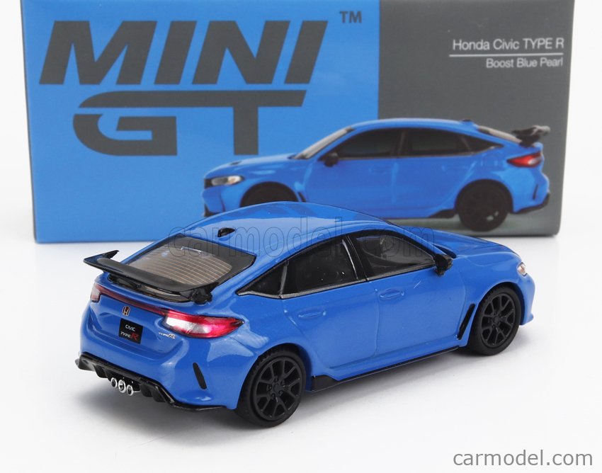 MINI-GT MGT00637-L Scale 1/64 | HONDA CIVIC TYPE R 2023 BLUE