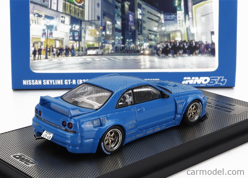 INNO-MODELS IN64-R33P-BLUE Scale 1/64 | NISSAN SKYLINE GT-R (R33) RHD ...