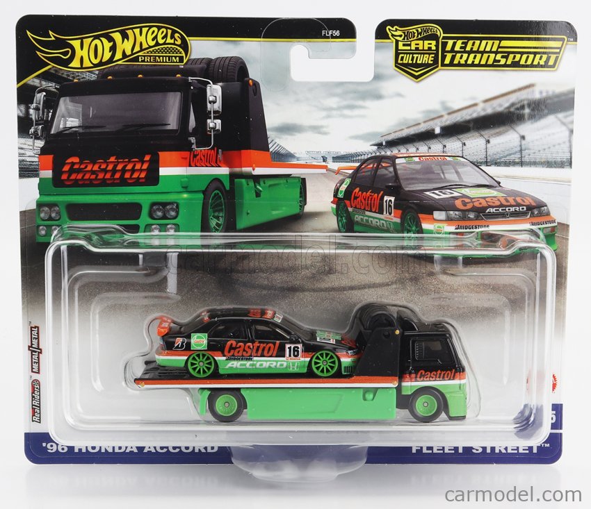MATTEL HOT WHEELS FLF56-978B-HRV46 Scale 1/64 | TRUCK FLEET STREET CAR ...