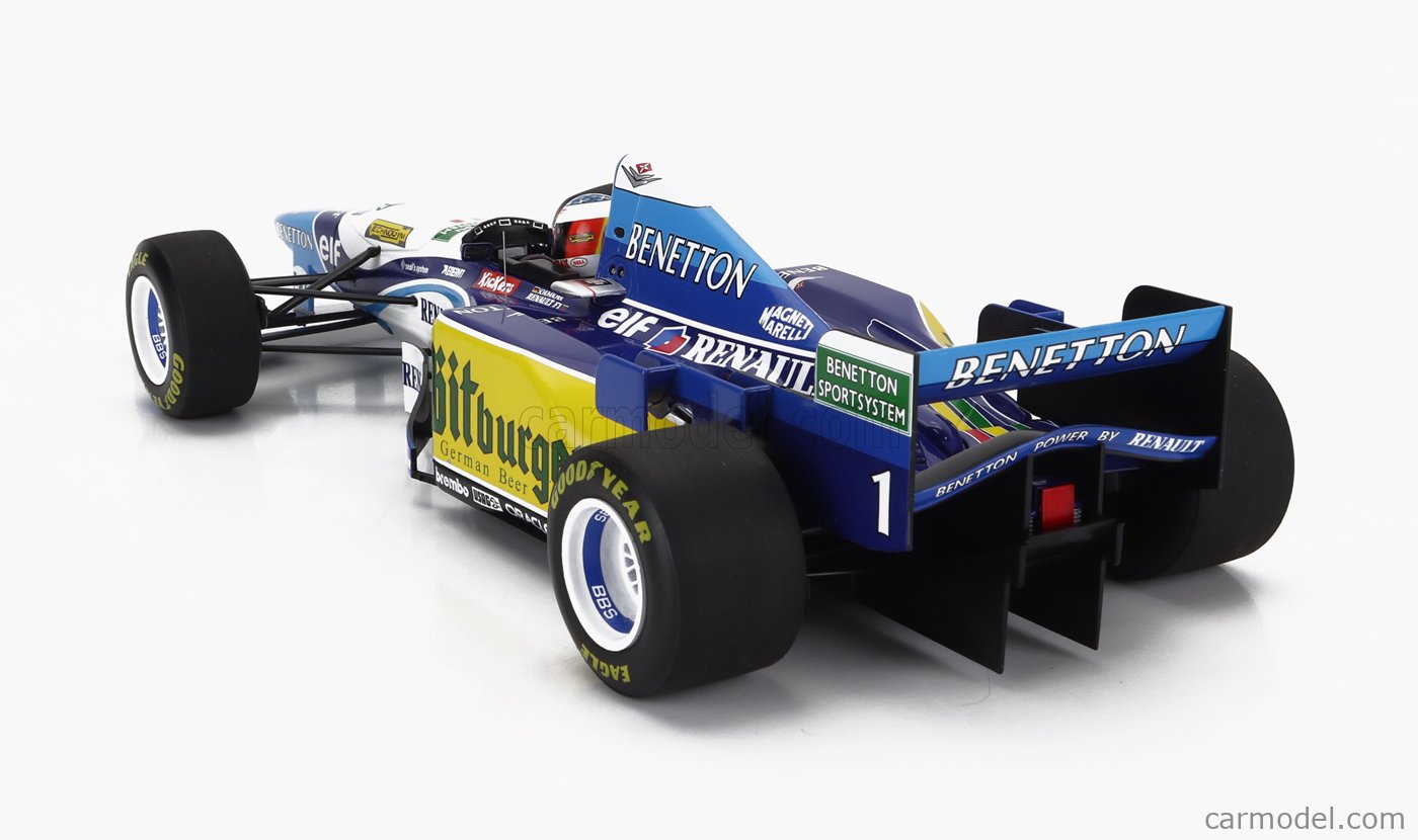 MINICHAMPS 510953201 Scale 1/18 | BENETTON F1 B195 TEAM MILD SEVEN RENAULT N 1 WORLD CHAMPION ...