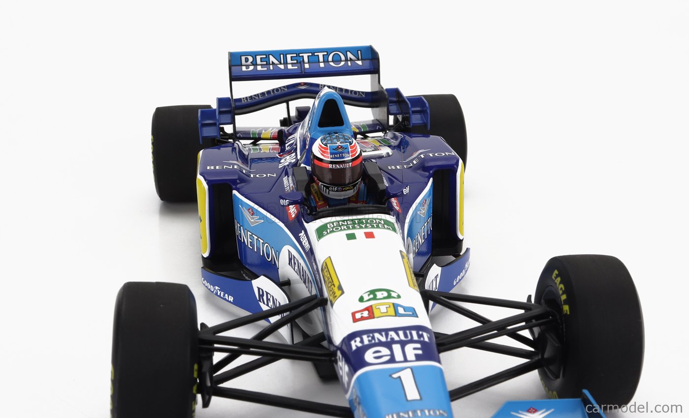 MINICHAMPS 510953201 Scale 1/18 | BENETTON F1 B195 TEAM MILD SEVEN RENAULT N 1 WORLD CHAMPION ...