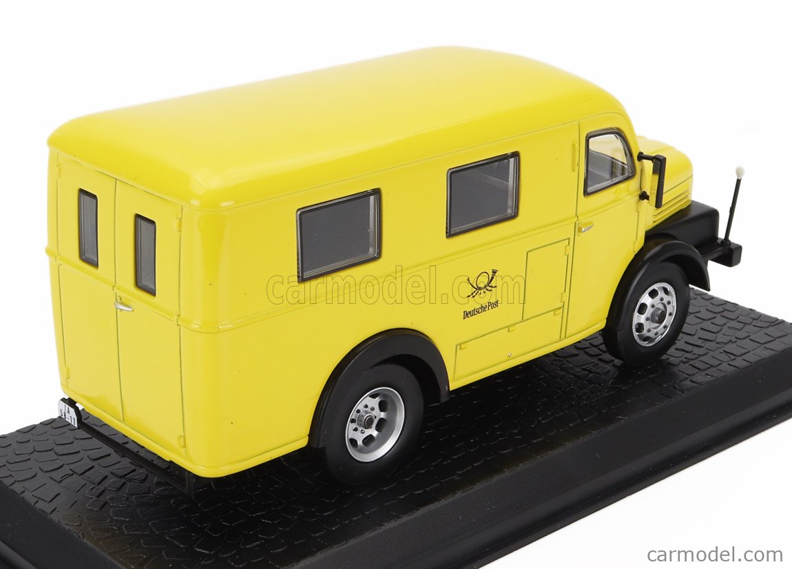 EDICOLA ABDDR194-7167103 Scale 1/43 | IFA HORCH H3A TRUCK 1951 YELLOW BLACK