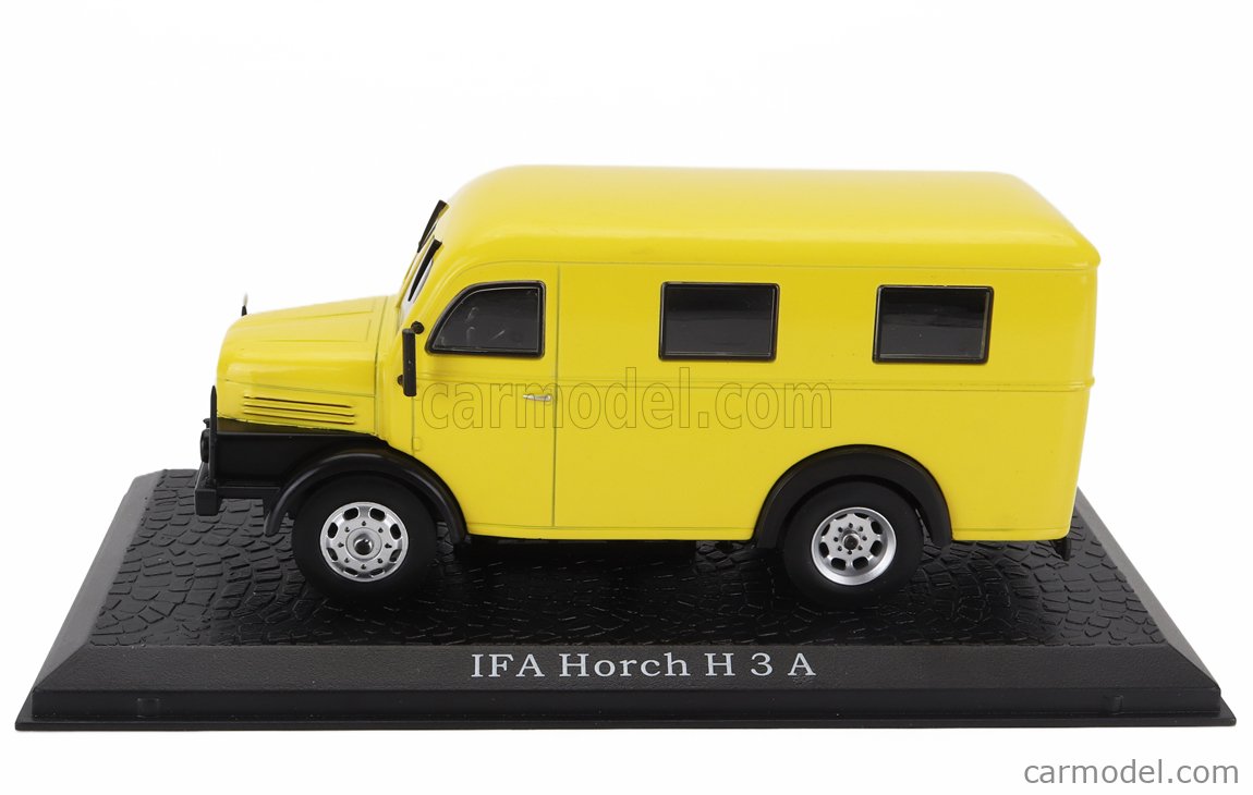 EDICOLA ABDDR194-7167103 Scale 1/43 | IFA HORCH H3A TRUCK 1951 YELLOW BLACK