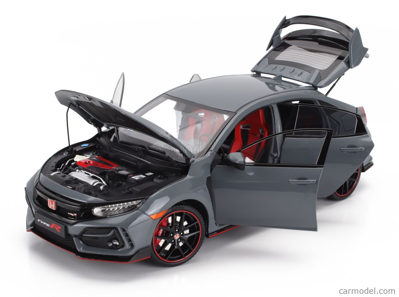 LCD-MODEL LCD18005B-GR Scale 1/18 | HONDA CIVIC TYPE-R (FK8) 2020 GREY