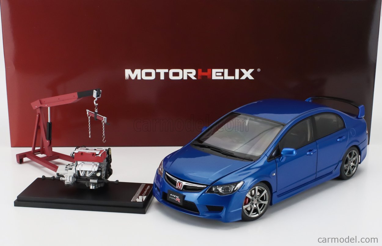 MOTORHELIX M85409 Scale 1/18 | HONDA CIVIC TYPE-R FD2 WITH ENGINE AND ...