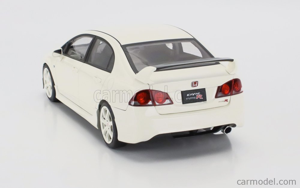 MOTORHELIX M85408 Escala 1/18 | HONDA CIVIC TYPE-R FD2 WITH ENGINE AND ACCESSORIES 2007 WHITE