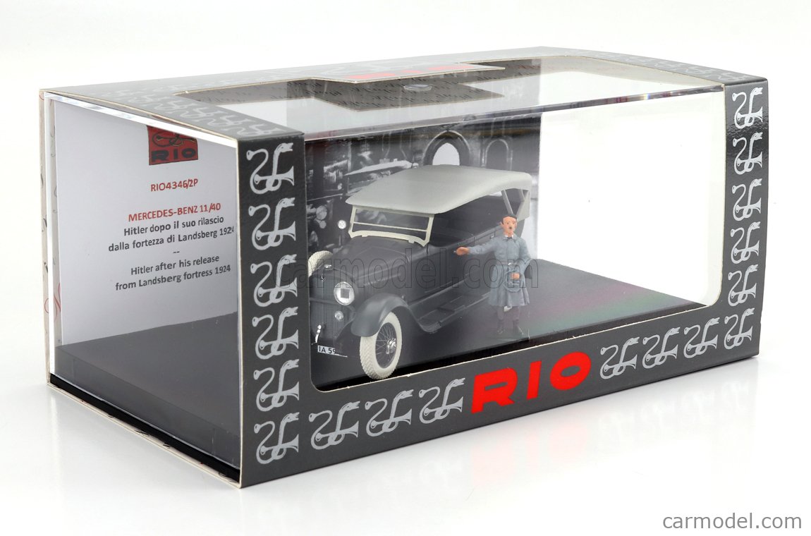 RIO-MODELS 4346/2P Scale 1/43 | MERCEDES BENZ 11/40 CABRIOLET CLOSED ...