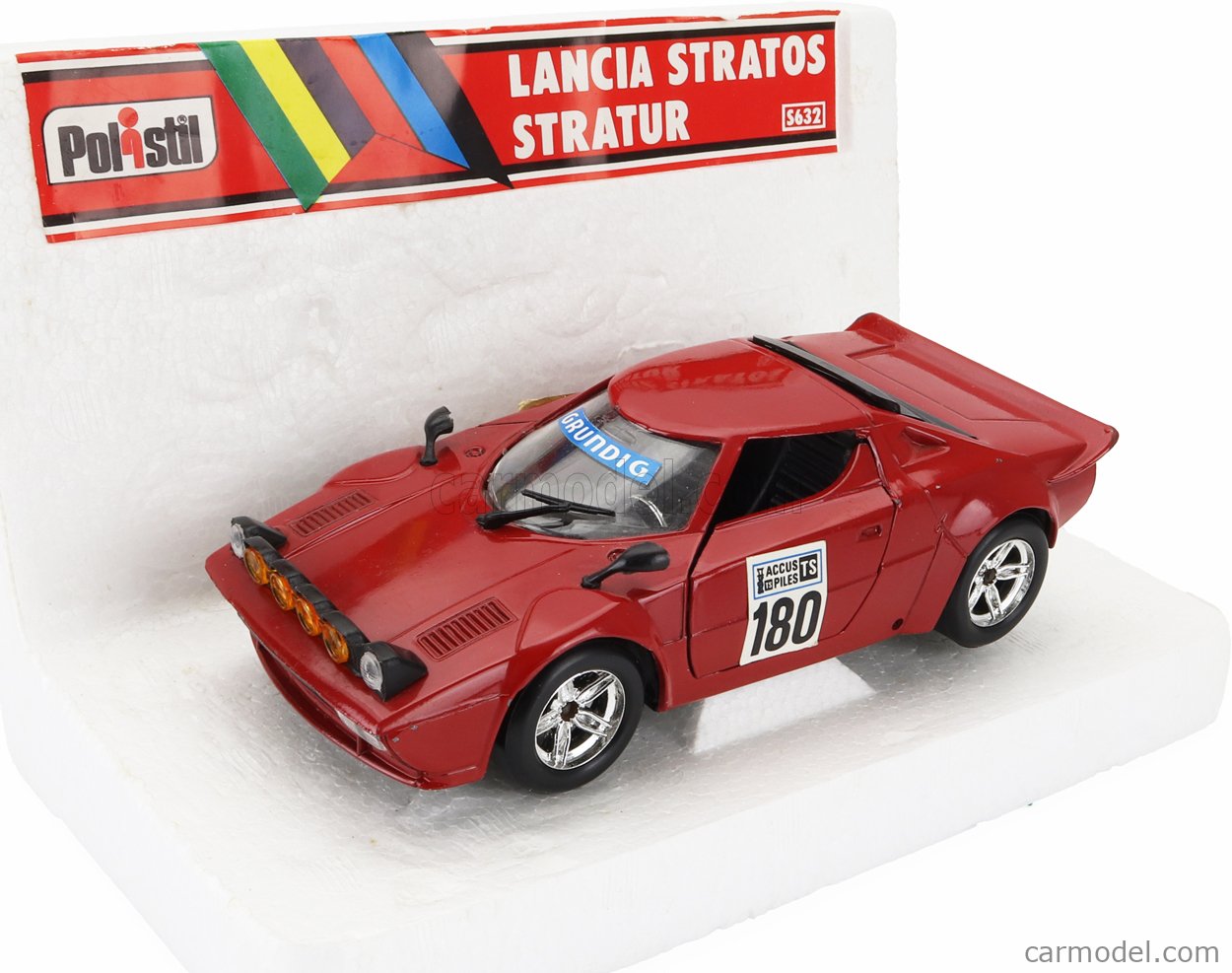 POLITOYS POLISTIL S632 Scale 1/25 | LANCIA STRATOS STRATUR N 180 RALLY RED