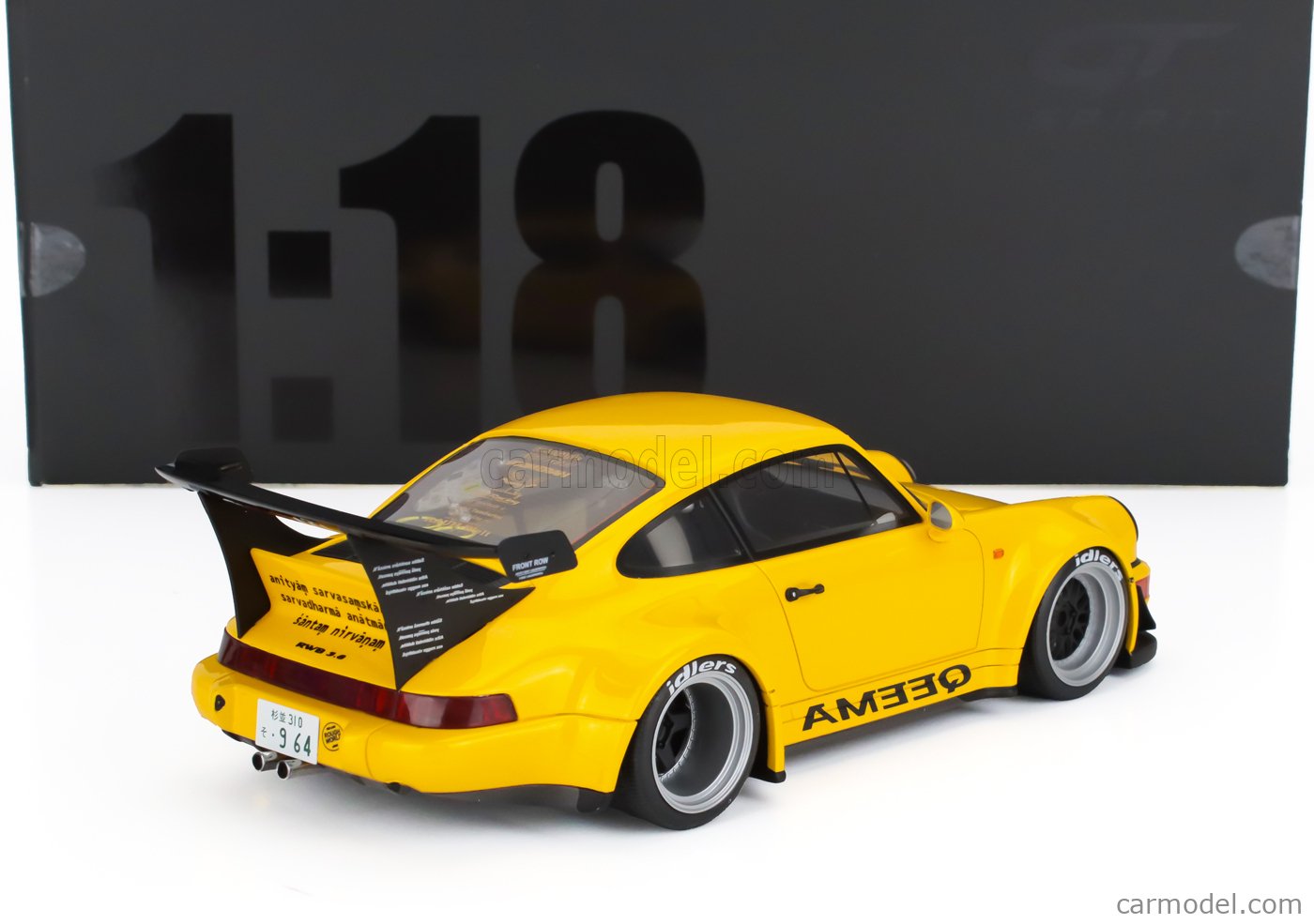 GT-SPIRIT GT492 Scale 1/18 | PORSCHE 911 964 RWB QEEMA COUPE 2024 YELLOW