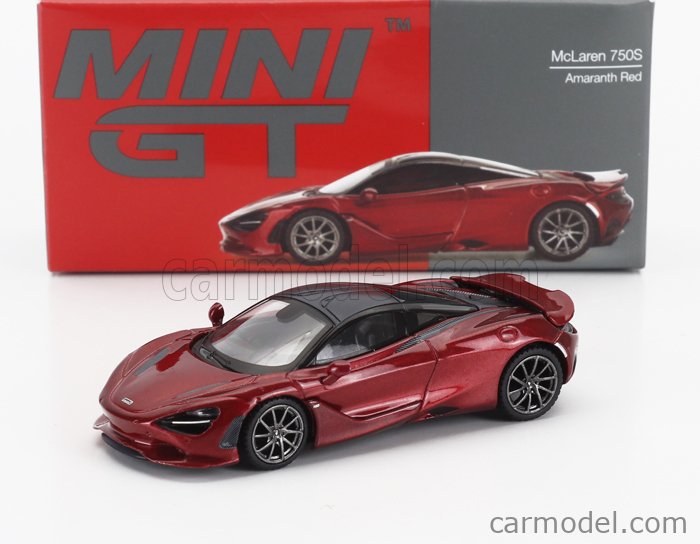 MINI-GT MGT00775-L Scale 1/64 | McLAREN 750S 2023 RED