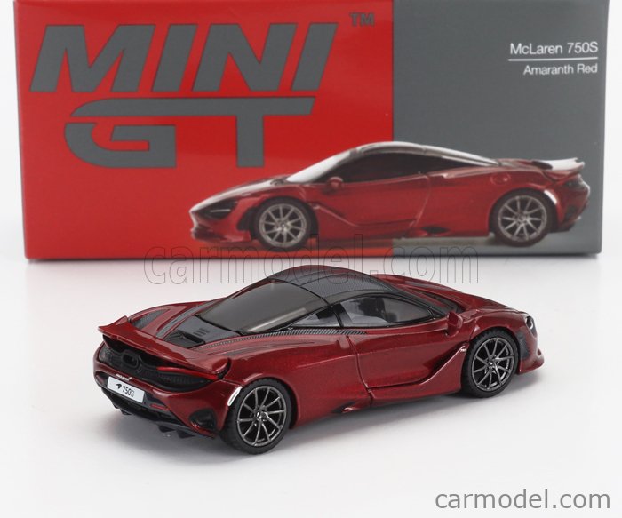 MINI-GT MGT00775-L Scale 1/64 | McLAREN 750S 2023 RED
