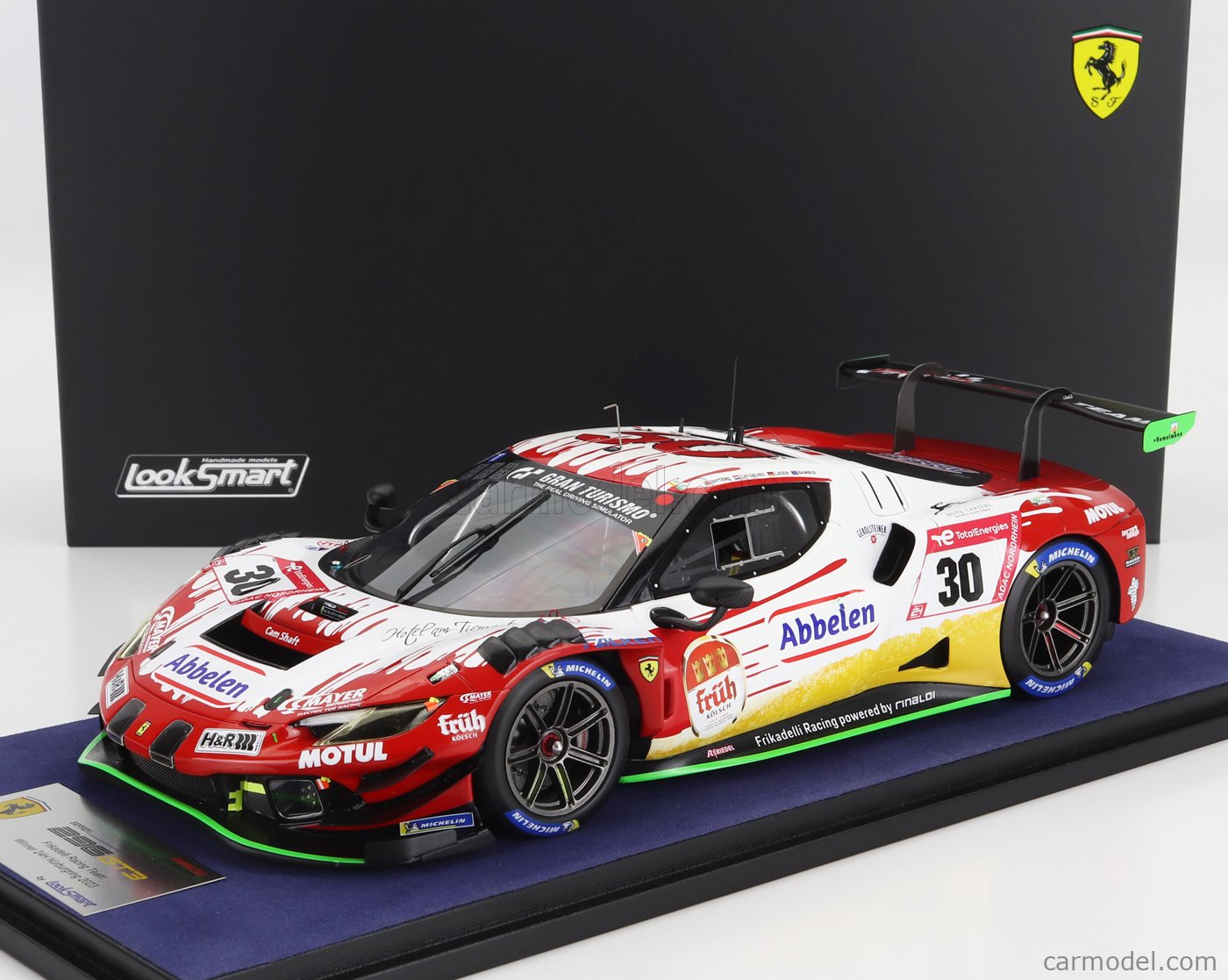 LOOKSMART LS18RC025 Scale 1/18 | FERRARI 296 GT3 3.0L TWIN TURBO V6 ...