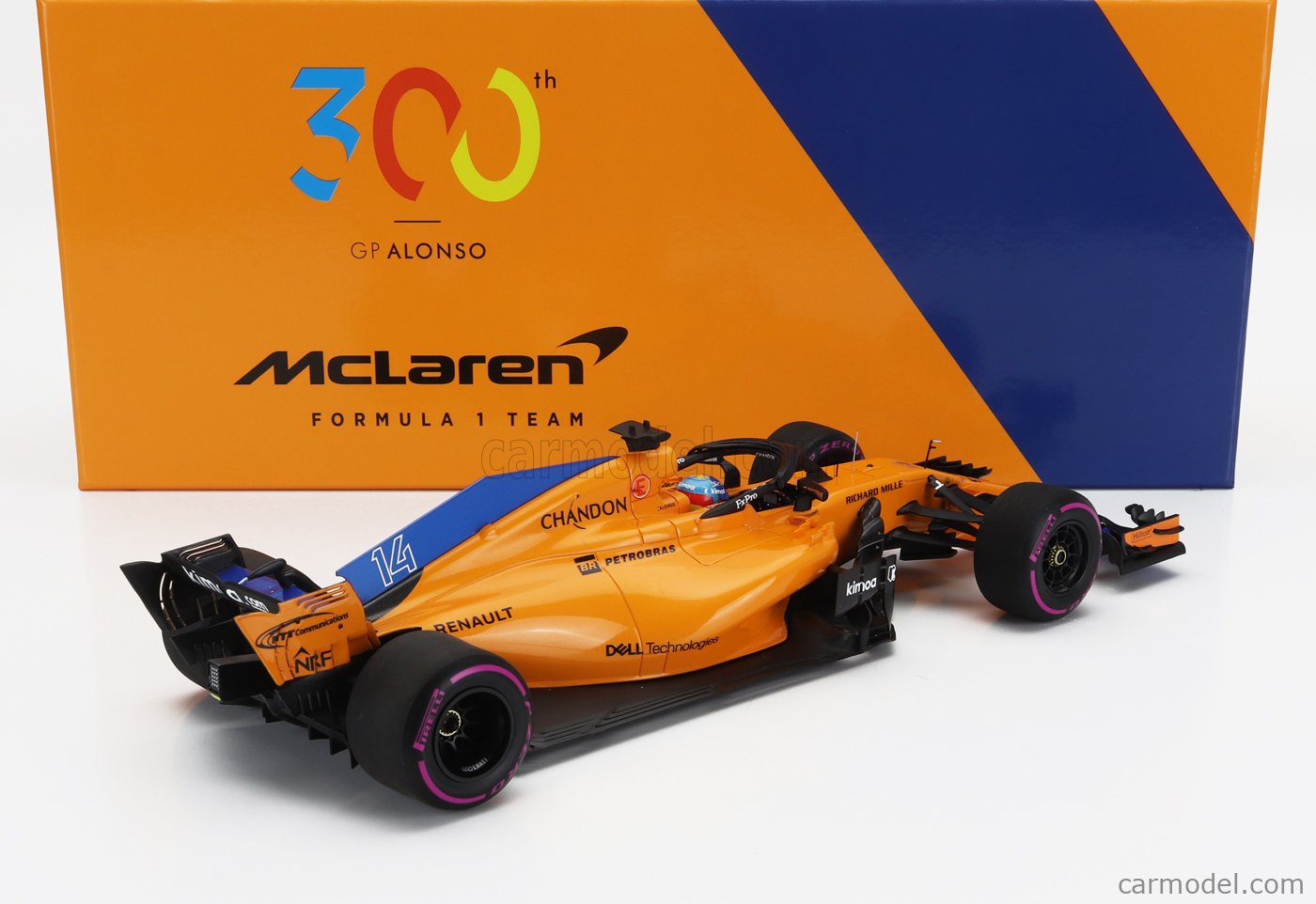 MINICHAMPS 533184014 Echelle 1/18 | McLAREN F1 MCL33 TEAM MCLAREN N 14 300th FORMULA ONE ...