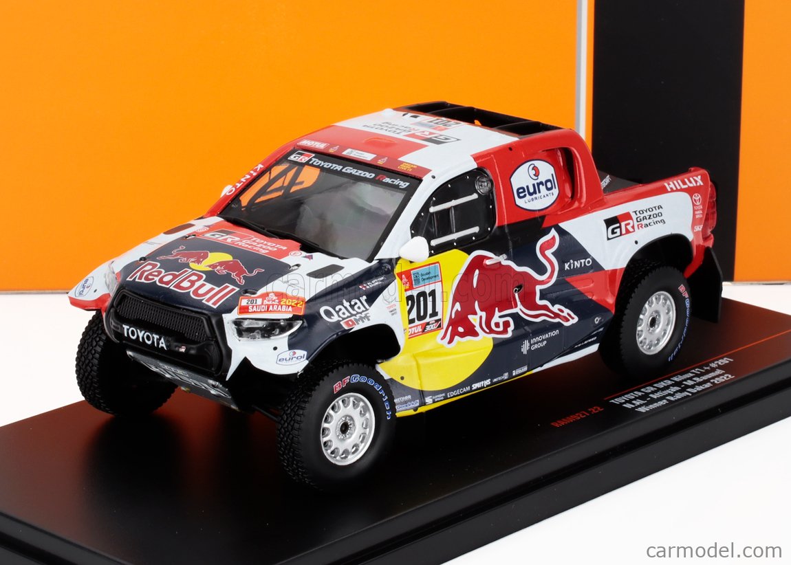 IXO-MODELS RAM927.22 Echelle 1/43 | TOYOTA HILUX PICK-UP GR DKR TEAM ...
