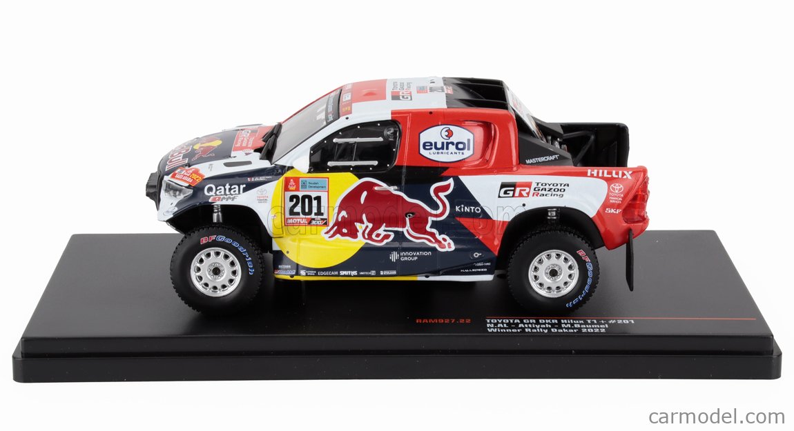 IXO-MODELS RAM927.22 Escala 1/43 | TOYOTA HILUX PICK-UP GR DKR TEAM ...