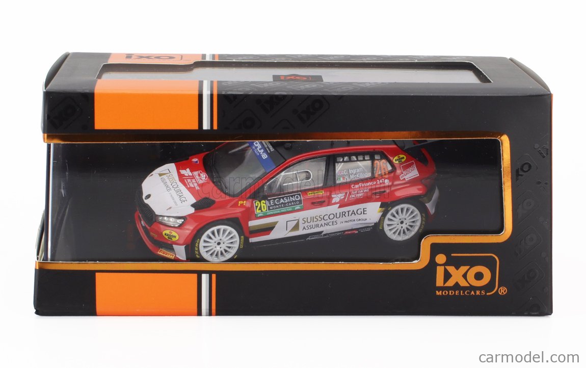 IXO-MODELS RAM922SPLQ.22 Scala 1/43 | SKODA FABIA RS RALLY2 N 26 RALLY ...