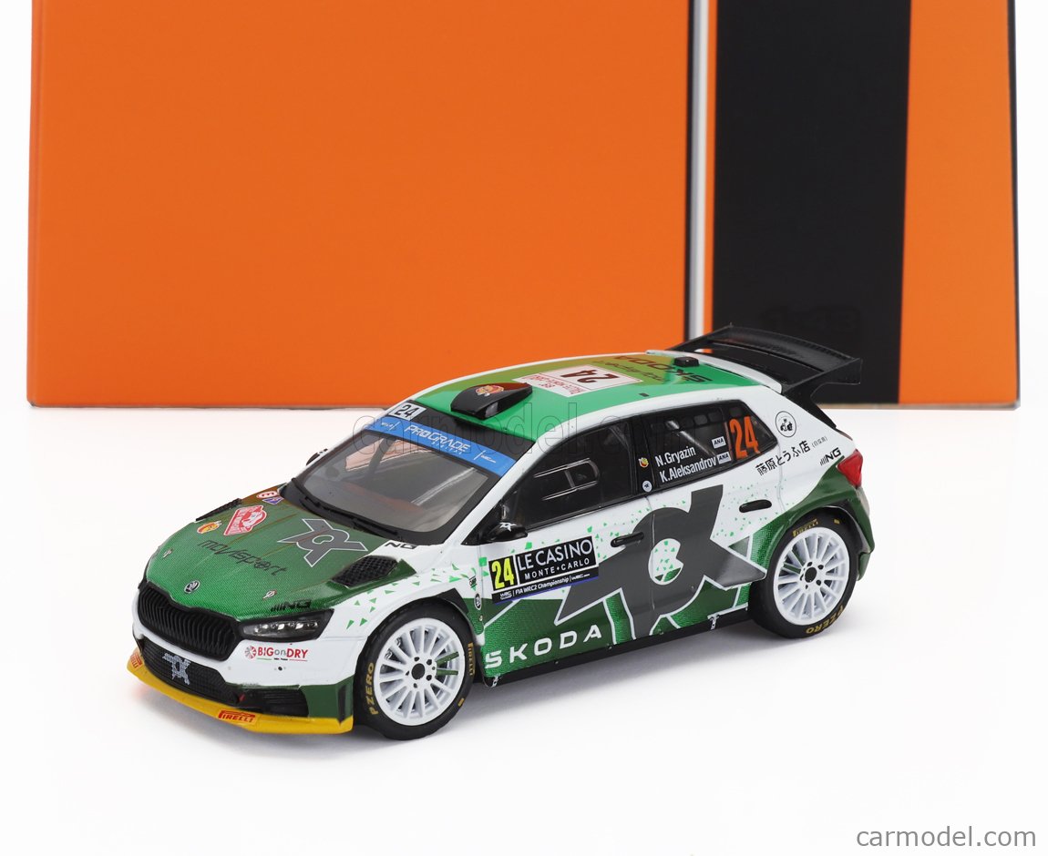 IXO-MODELS RAM890.22 Scale 1/43 | SKODA FABIA RS RALLY2 TEAM TOKSPORT ...