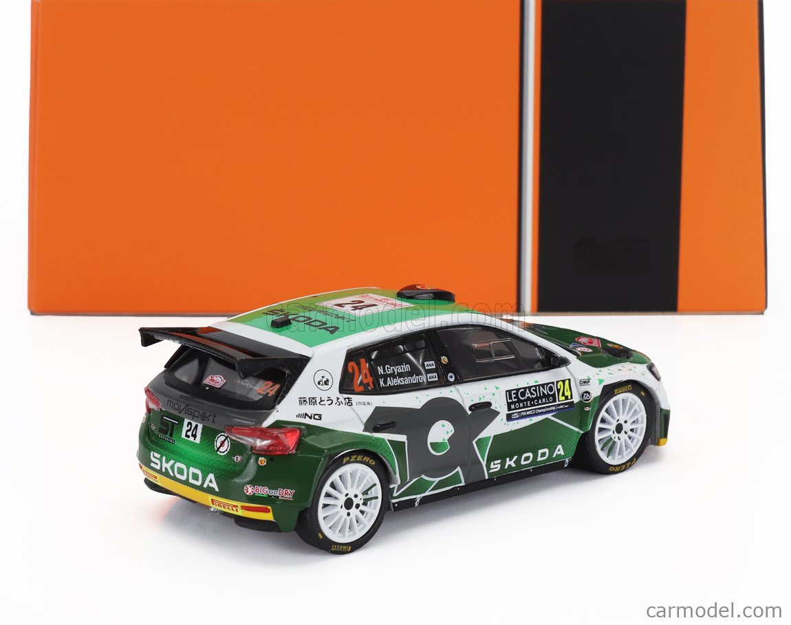 IXO-MODELS RAM890.22 Scale 1/43 | SKODA FABIA RS RALLY2 TEAM TOKSPORT ...