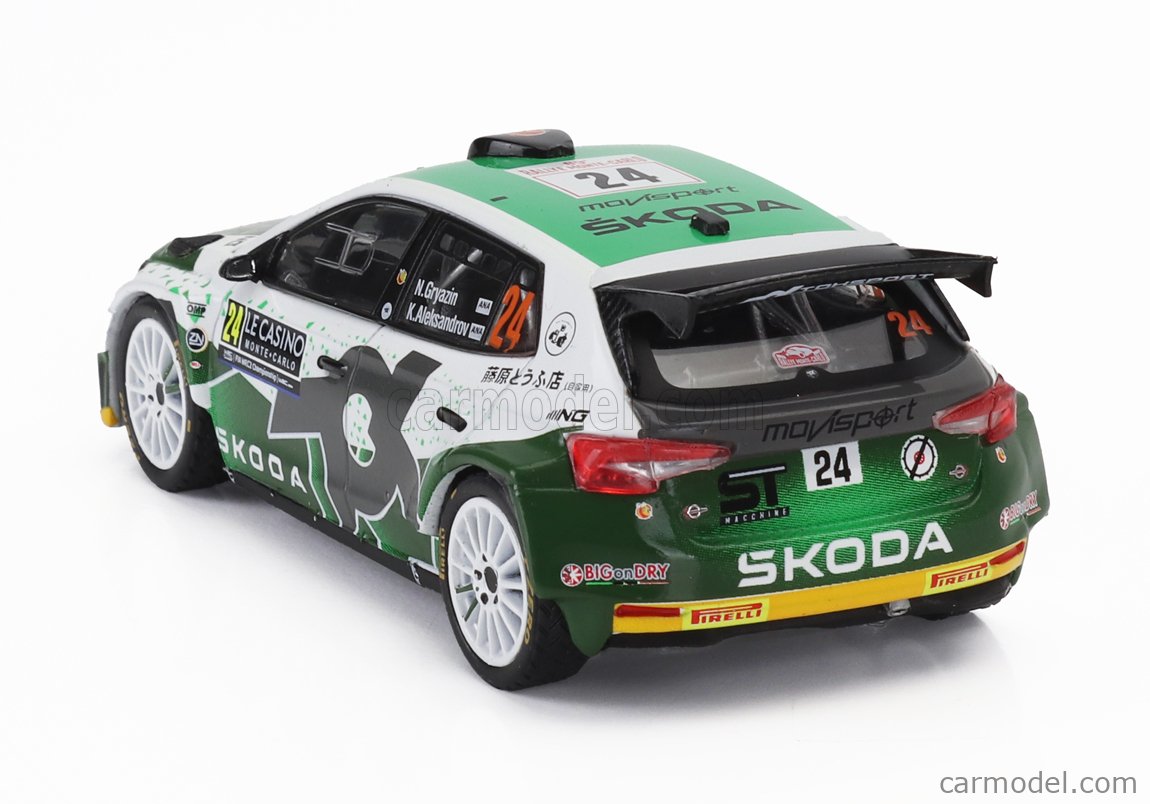 IXO-MODELS RAM890.22 Scale 1/43 | SKODA FABIA RS RALLY2 TEAM TOKSPORT ...