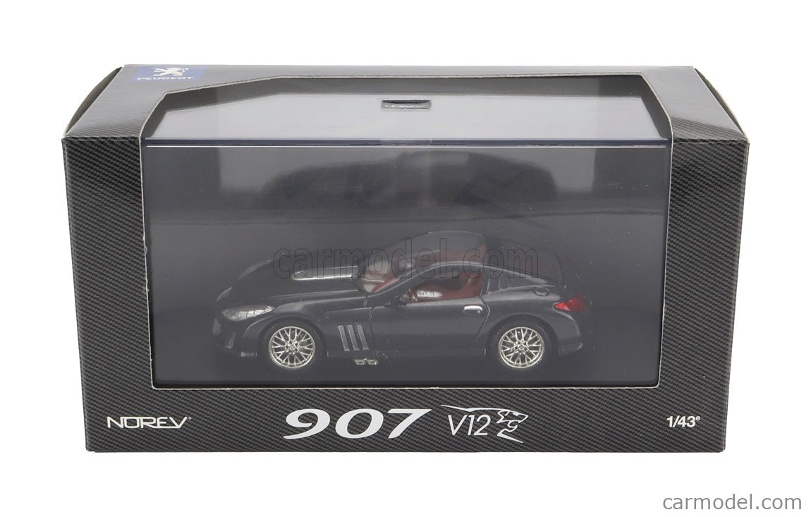 NOREV 479700 Scale 1/43 | PEUGEOT 907 V12 2004 BLACK MET