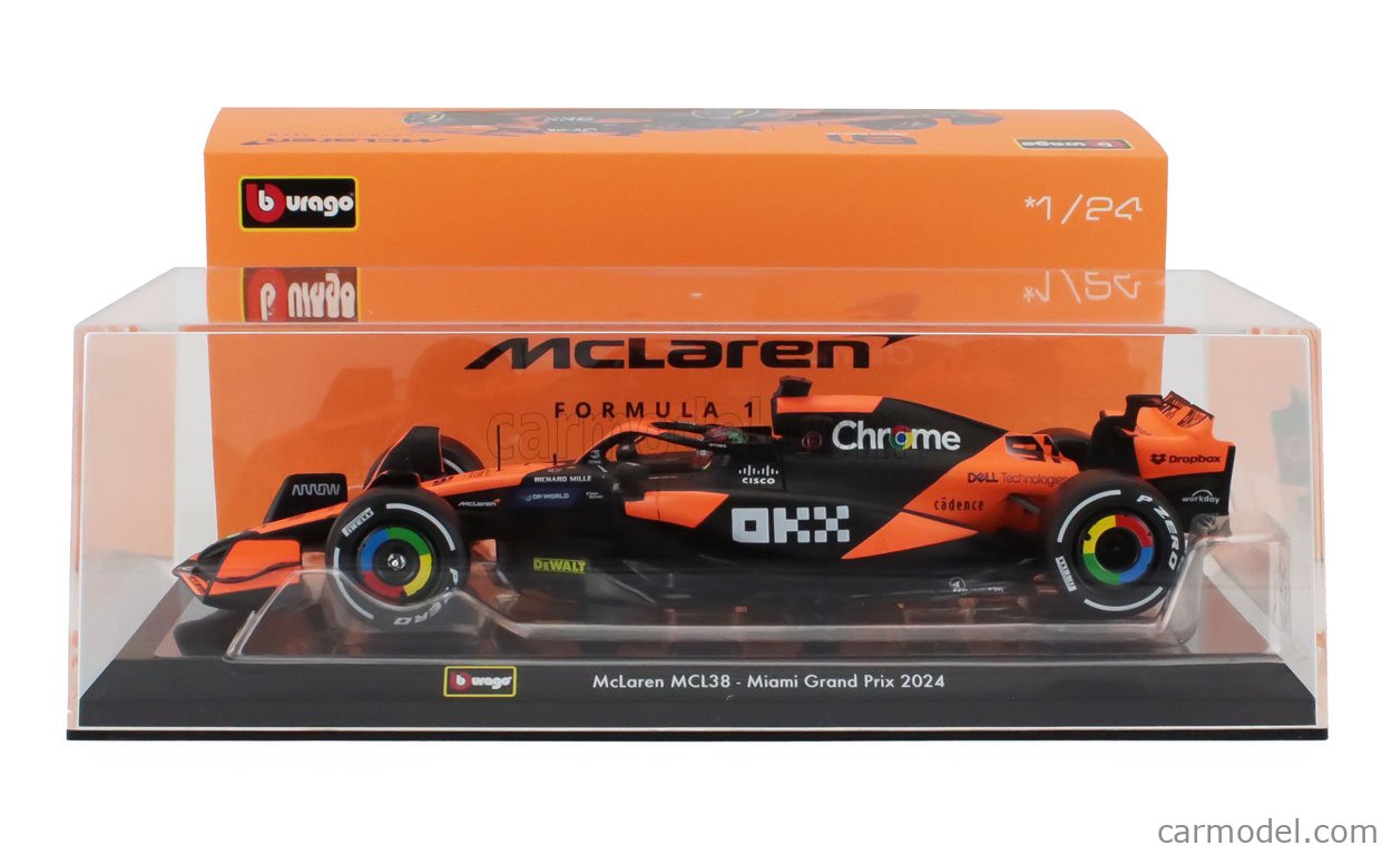 BURAGO 18-28033-P Scale 1/24 | McLAREN F1 MCL38 TEAM MCLAREN N 81 MIAMI ...