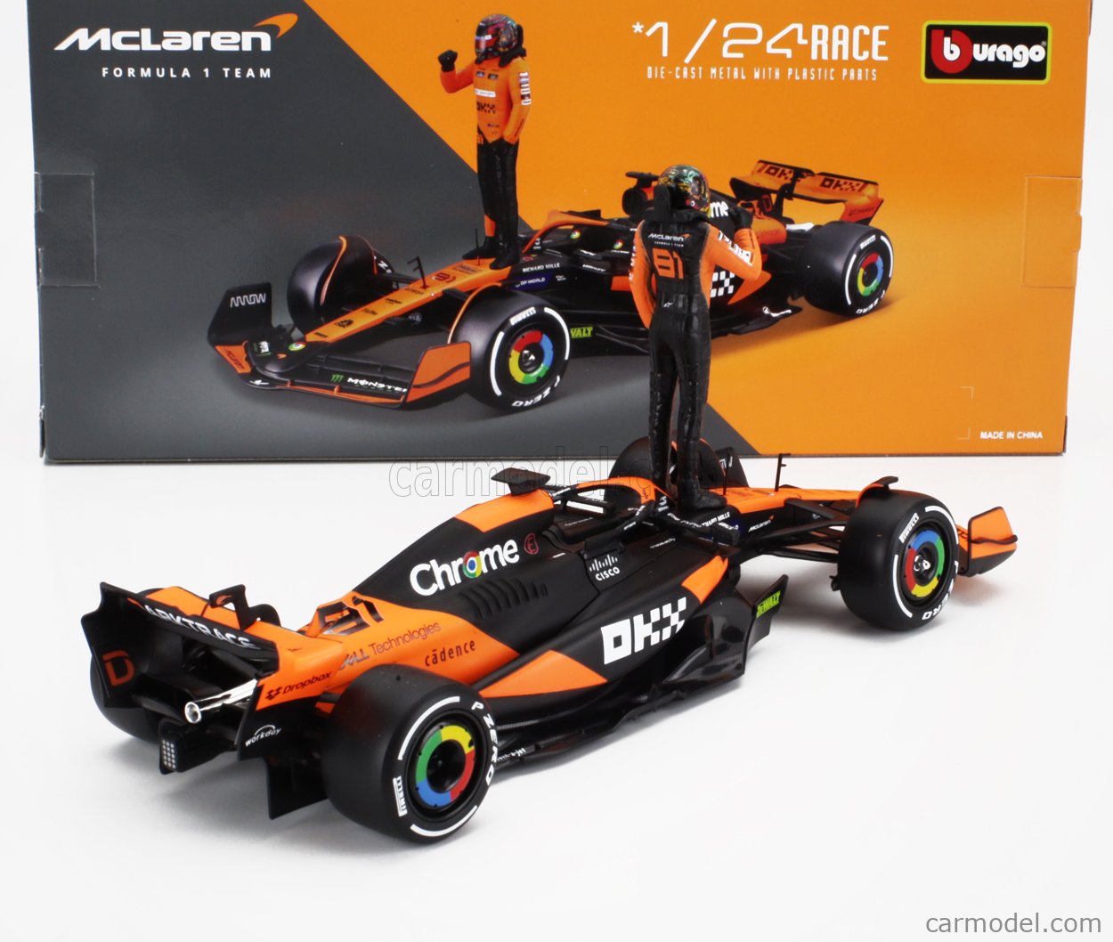 BURAGO 18-28040-PIA Scale 1/24 | McLAREN F1 MCL38 TEAM MCLAREN N 81 ...
