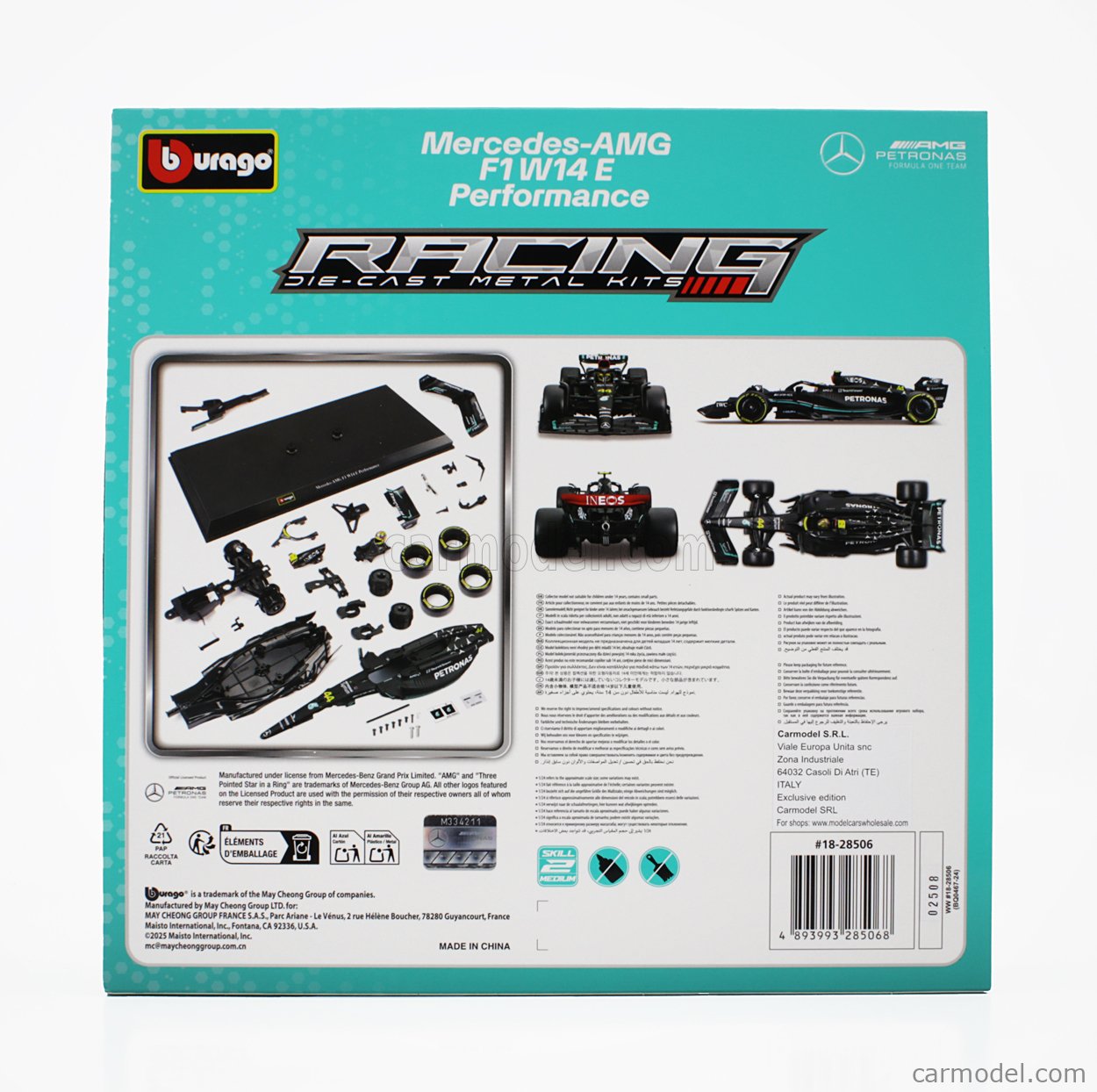 BURAGO 18-28503-H-KIT Scale 1/24 | MERCEDES GP F1 W14 TEAM MERCEDES-AMG ...