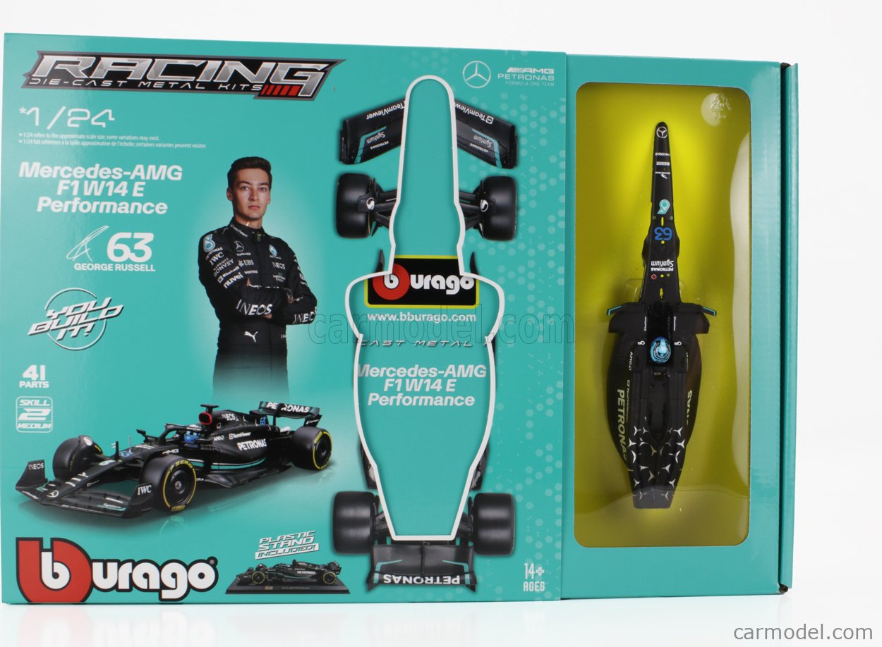 BURAGO 18-28506-H-KIT Scale 1/24 | MERCEDES GP F1 W14 TEAM MERCEDES-AMG ...