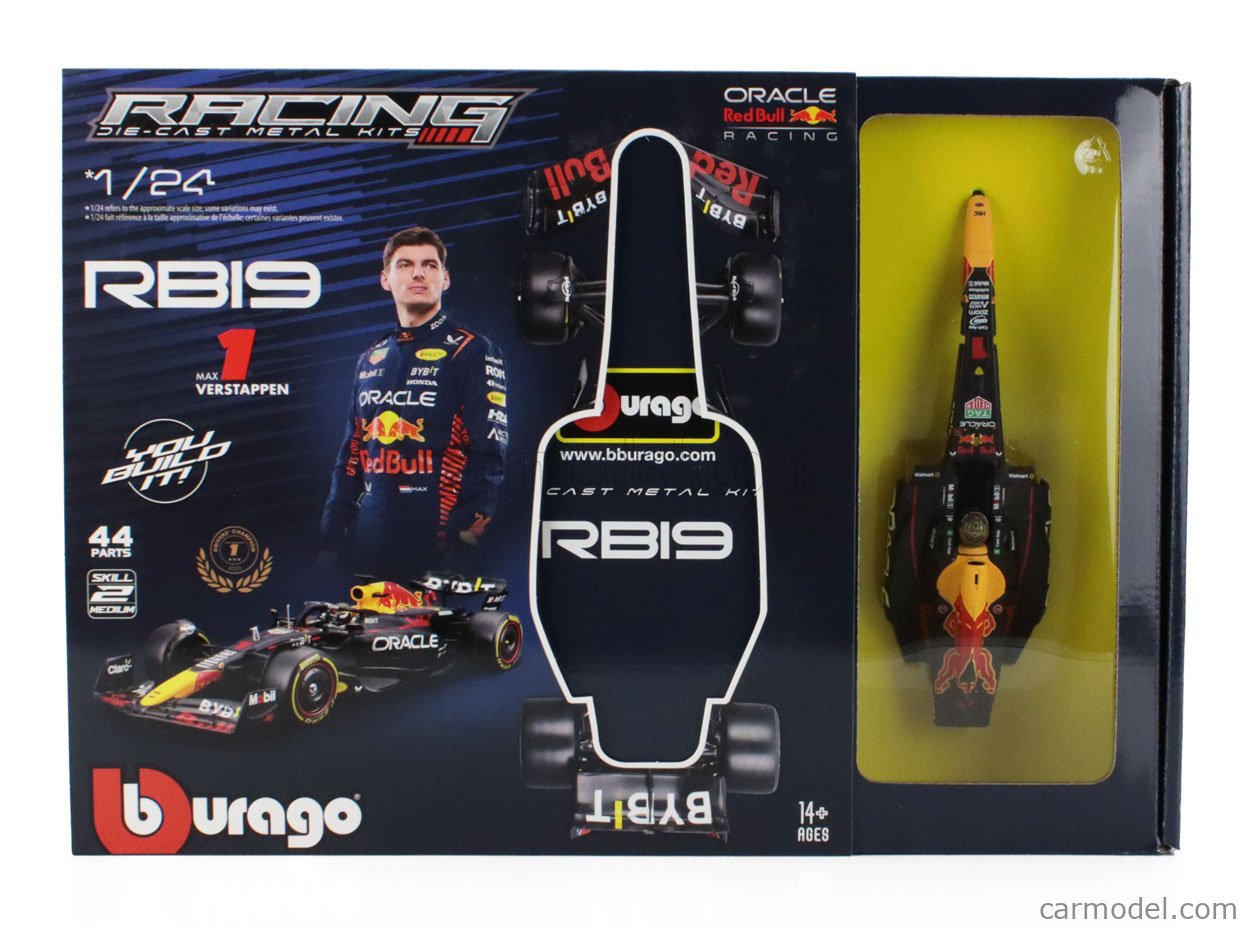 BURAGO 18-28501-V-KIT Scale 1/24 | RED BULL F1 RB19 TEAM ORACLE RED ...