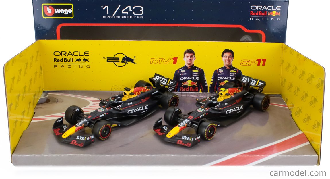 BURAGO 18-38173-SET Escala 1/43 | RED BULL SET F1 2X RB20 TEAM ORACLE ...