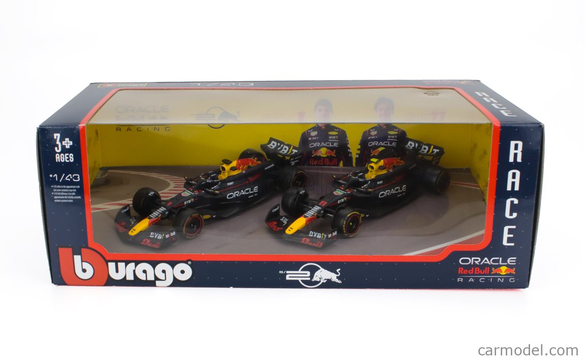 BURAGO 18-38173-SET Escala 1/43 | RED BULL SET F1 2X RB20 TEAM ORACLE ...