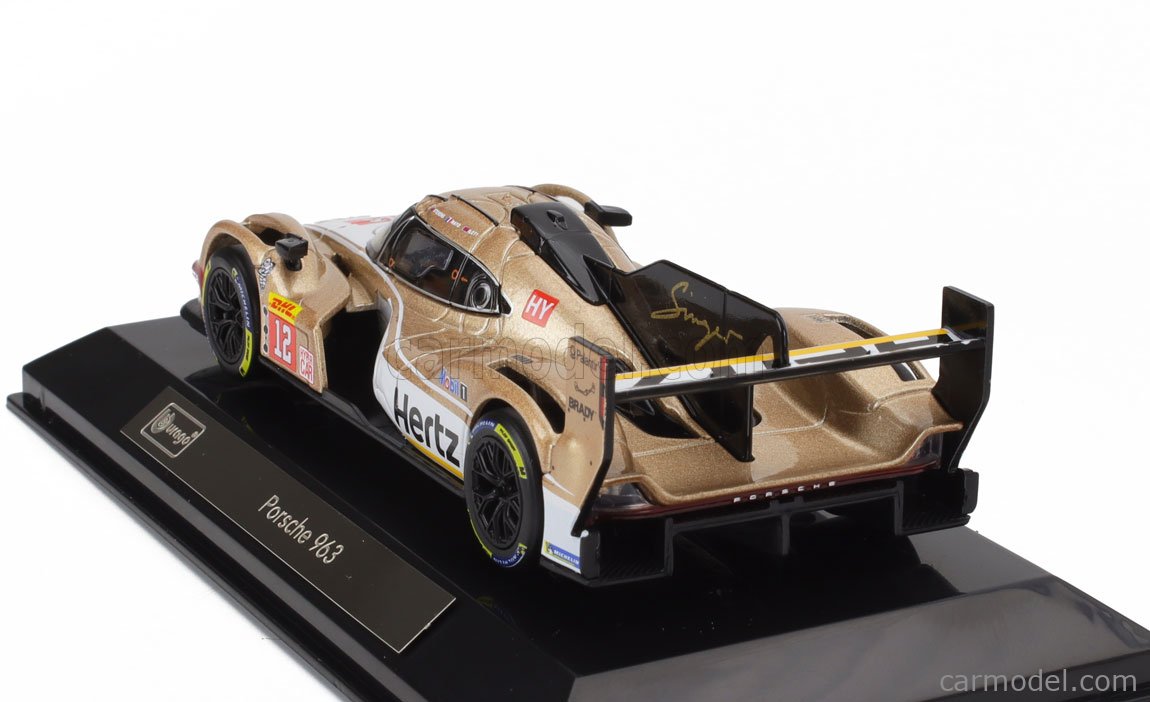 BURAGO 18-38317 Scala 1/43 | PORSCHE 963 9RD 4.6L TURBO V8 TEAM HERTZ ...