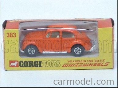 CORGI 383 Scale 1/43 | VOLKSWAGEN 1200 BEETLE ORANGE