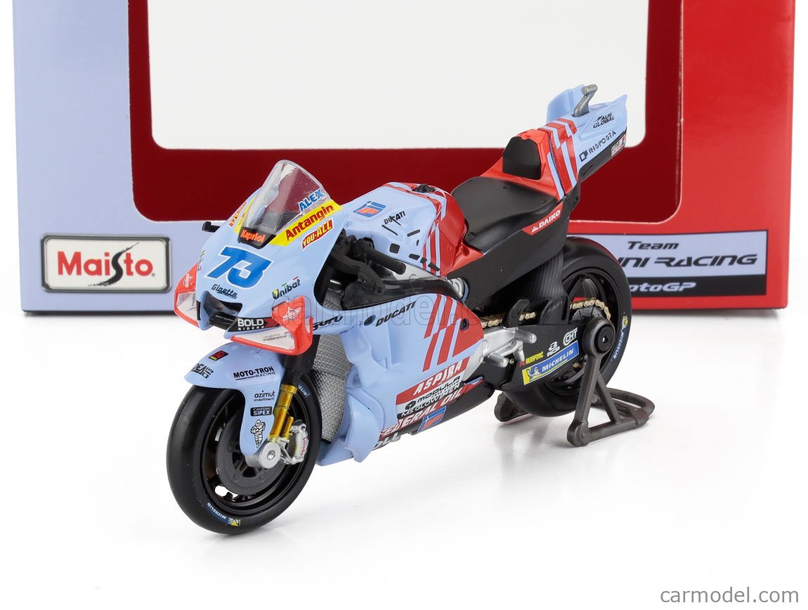 MAISTO 36399-73-ALEX Echelle 1/18 | DUCATI DESMOSEDICI GP23 TEAM ...