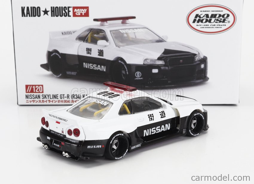 MINI-GT KHMG120 Scale 1/64 | NISSAN SKYLINE GT-R (R34) KAIDO WORKS V2 ...