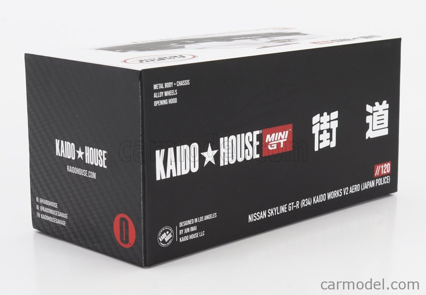 MINI-GT KHMG120 Scale 1/64 | NISSAN SKYLINE GT-R (R34) KAIDO WORKS V2 ...