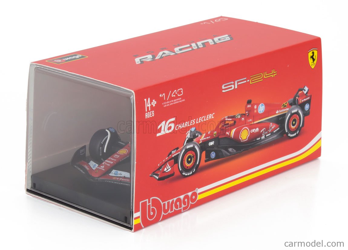 BURAGO 18-36843-01928-LEC-MONZA Escala 1/43 | FERRARI F1 SF-24 TEAM ...