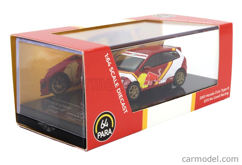 PARAGON-MODELS PA-55350 Scale 1/64 | HONDA CIVIC TYPE R EP3 RACING 2001 ...