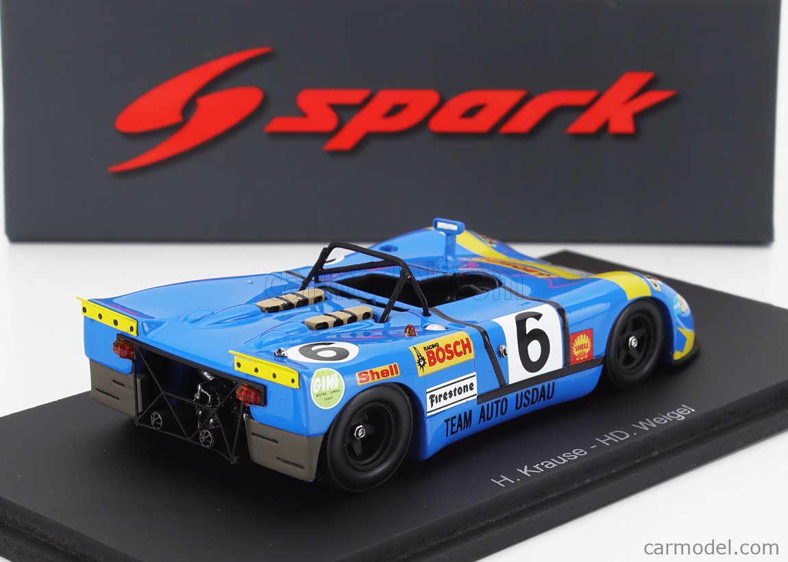 SPARK-MODEL S9775 Echelle 1/43 | PORSCHE 908/2 N 6 24h LE MANS 1972 HELMUT KRAUSE - HANS DIETER ...